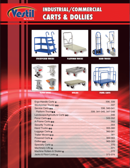 Vestil Brochures | Material Handling USA