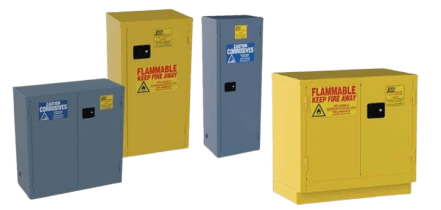 Optimal Chemical Storage Cabinets | Material Handling USA