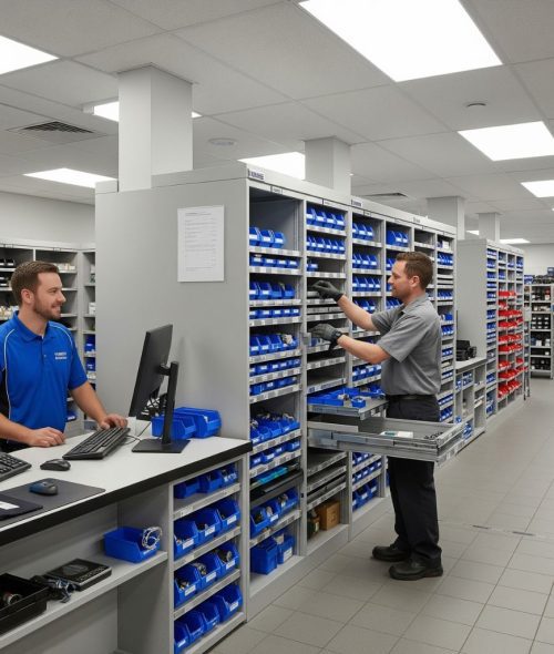 Open vs Closed Parts Room Layouts | Material Handling USA